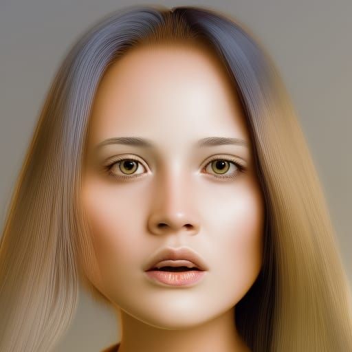 Weird tongue girl - AI Generated Artwork - NightCafe Creator