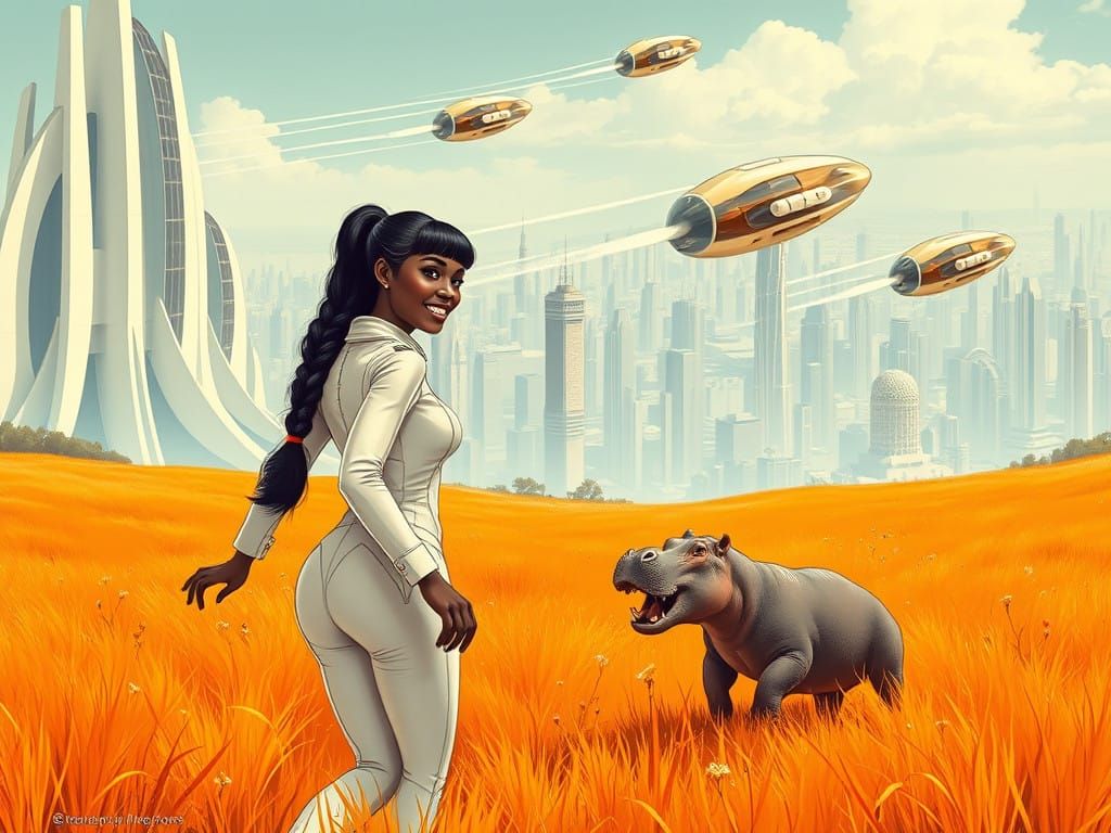 The Last Hippo 2025, View from 1955