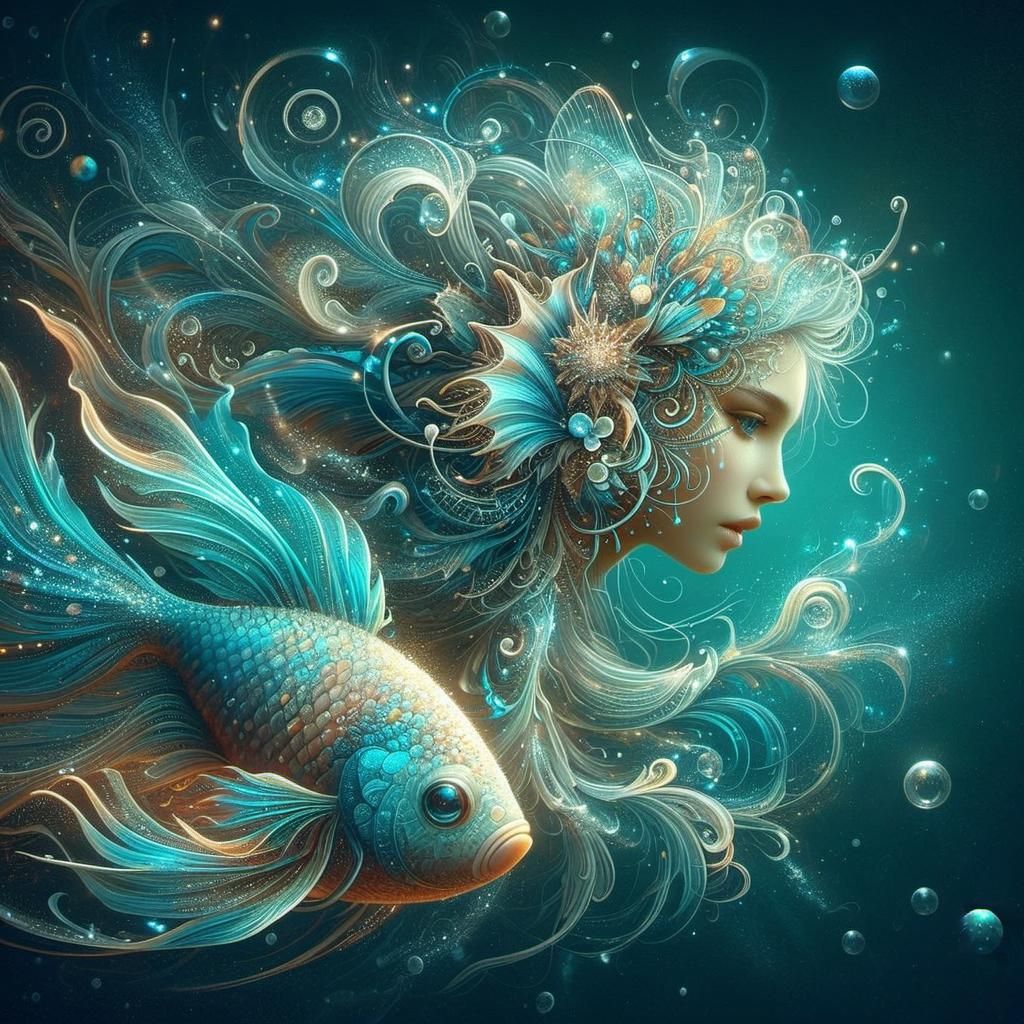 Spirit fish - AI Generated Artwork - NightCafe Creator