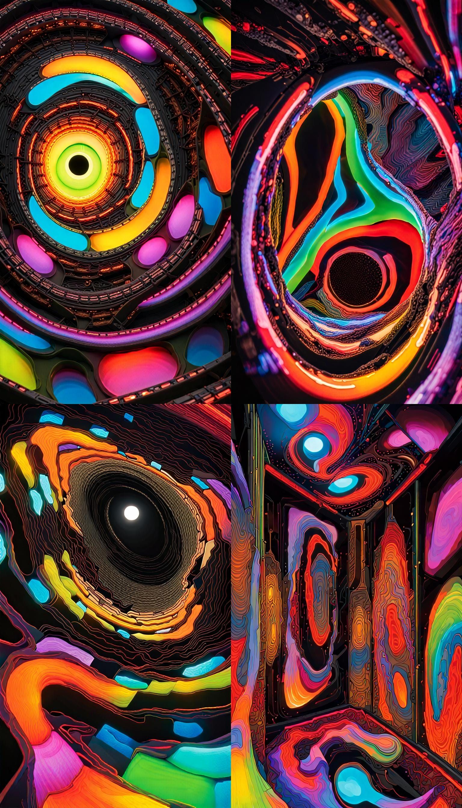 Extrapolate and Illustrate Four Separate Distinct ... - AI Art