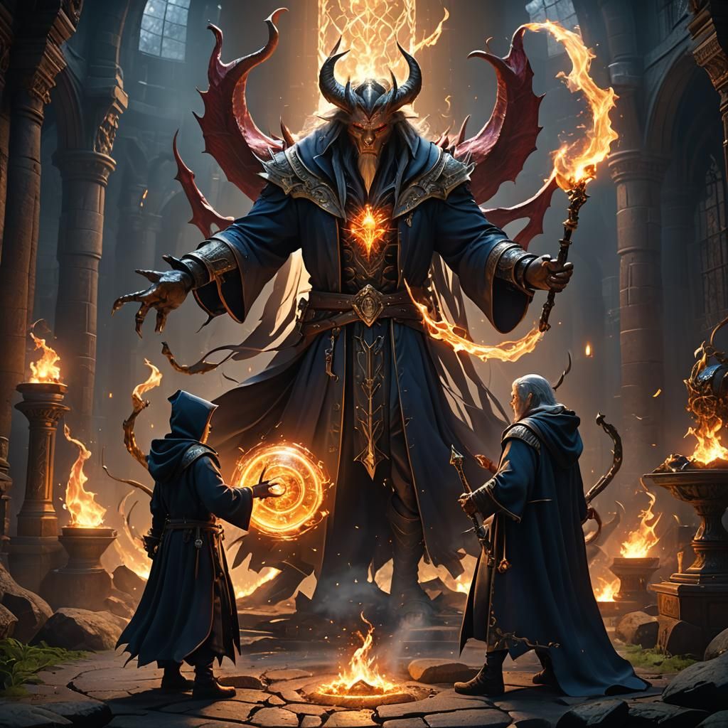 The Wizard's Apprentice - AI Generated Artwork - NightCafe Creator