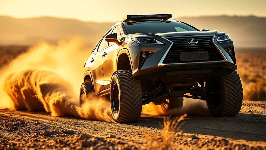 Lexus RX offroader - Luxury SUV Tackles the Wilderness in a ...
