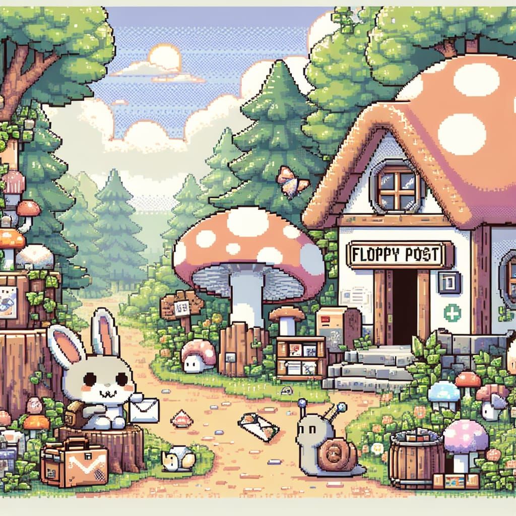 Floppy Post - AI Generated Artwork - NightCafe Creator