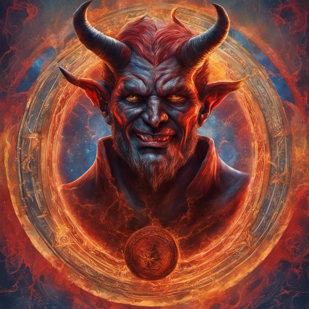 tarot the devil - AI Generated Artwork - NightCafe Creator