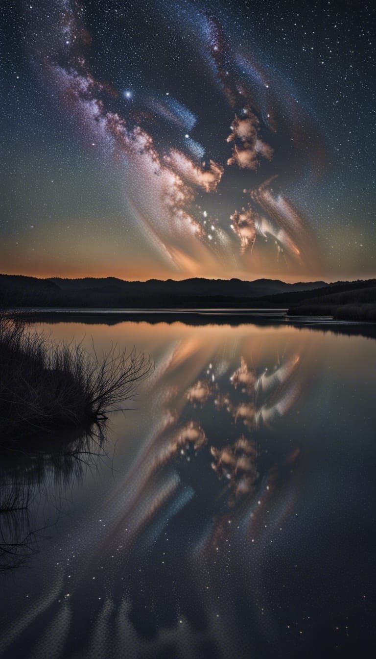 beautiful nature reflection - AI Generated Artwork - NightCafe Creator