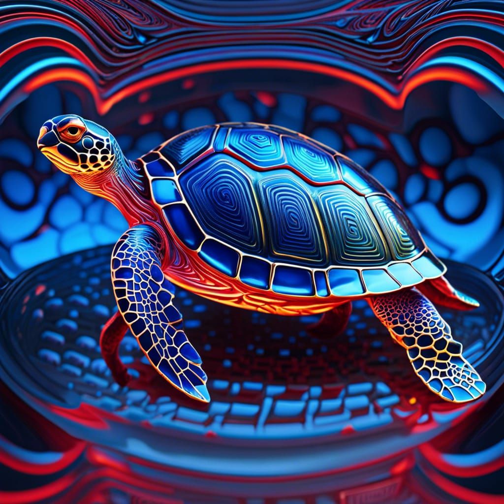 A Surreal Tortoise - AI Generated Artwork - NightCafe Creator