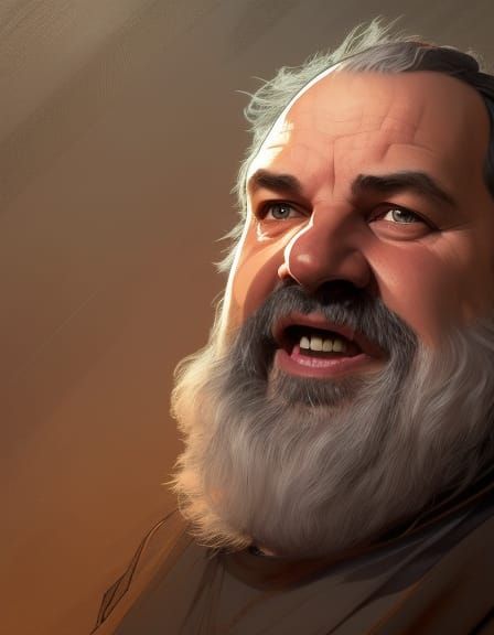 Peter Jackson portrait, 8k resolution concept art portrait by Greg ...
