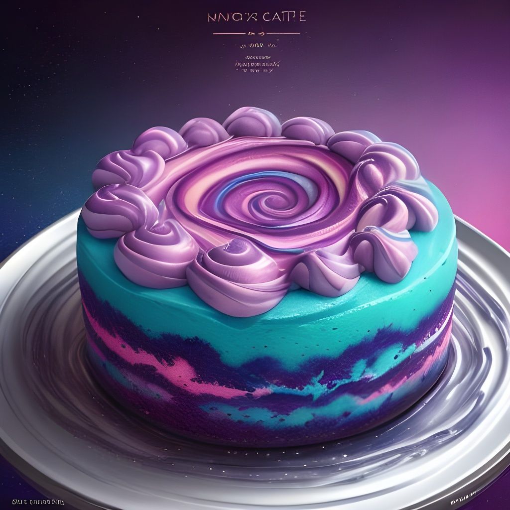 Swirl Cake - AI Generated Artwork - NightCafe Creator