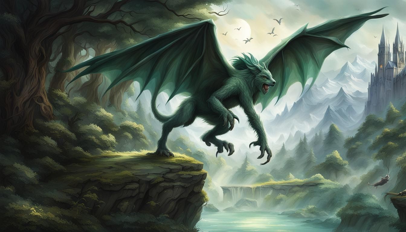 Mythical creature - AI Generated Artwork - NightCafe Creator