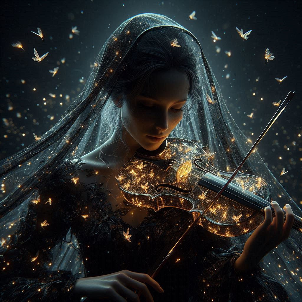 Firefly Violin - AI Generated Artwork - NightCafe Creator