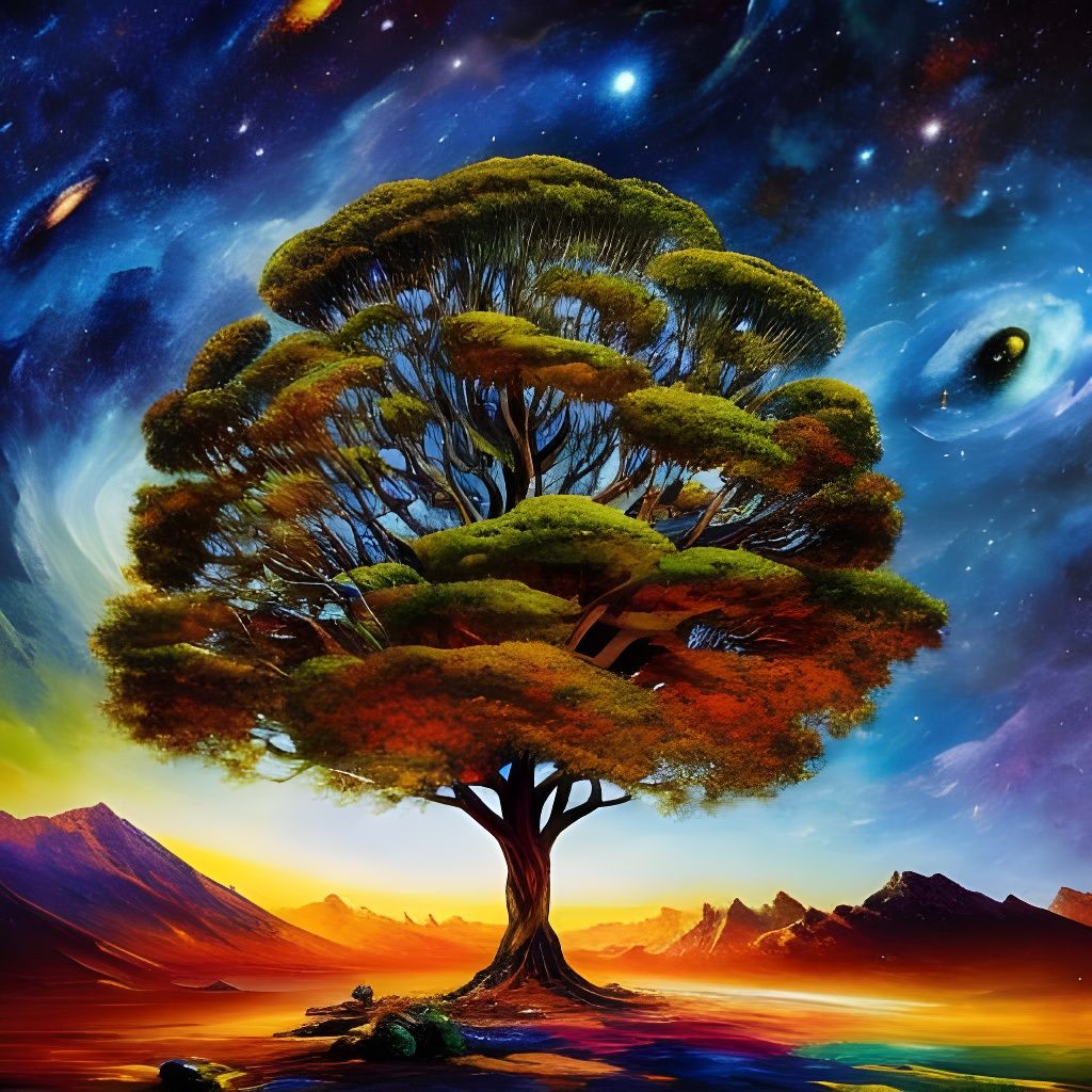 The dream tree - AI Generated Artwork - NightCafe Creator