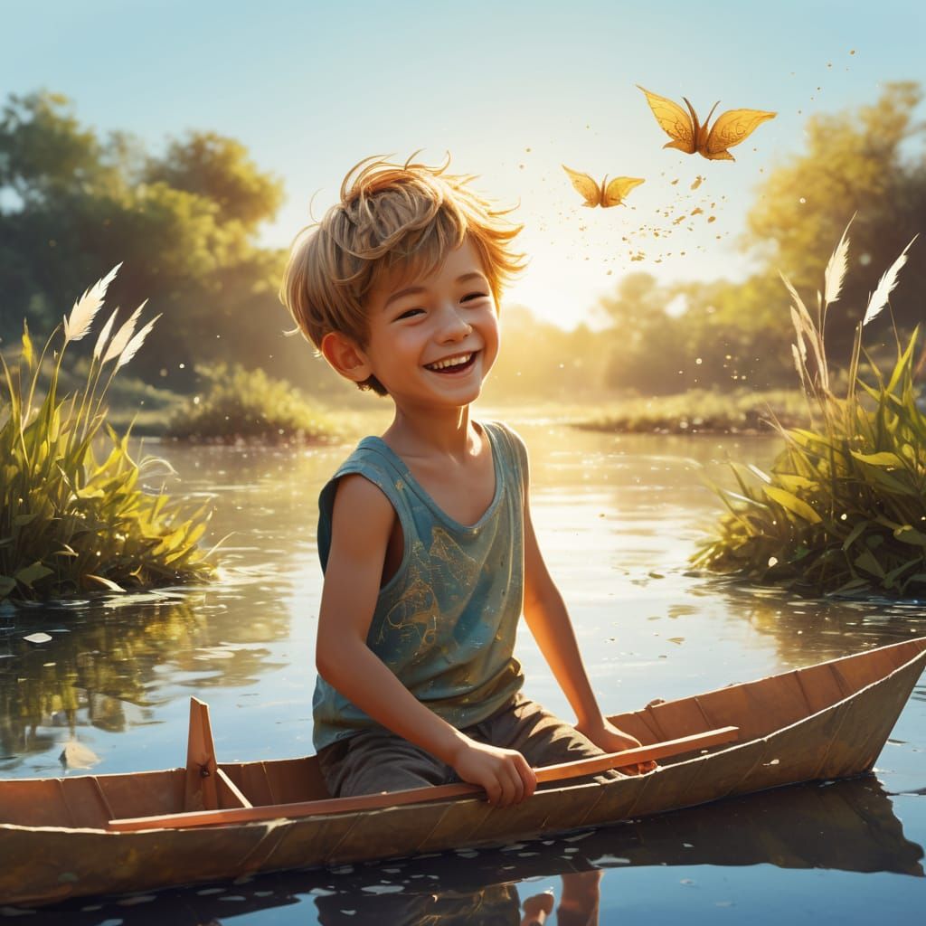 Childhood - AI Generated Artwork - NightCafe Creator