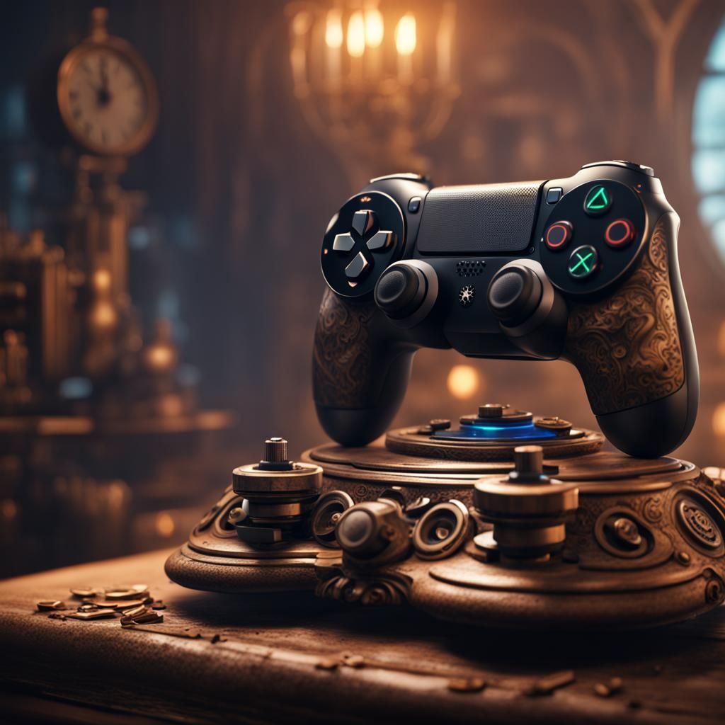 PlayStation Controller - AI Generated Artwork - NightCafe Creator