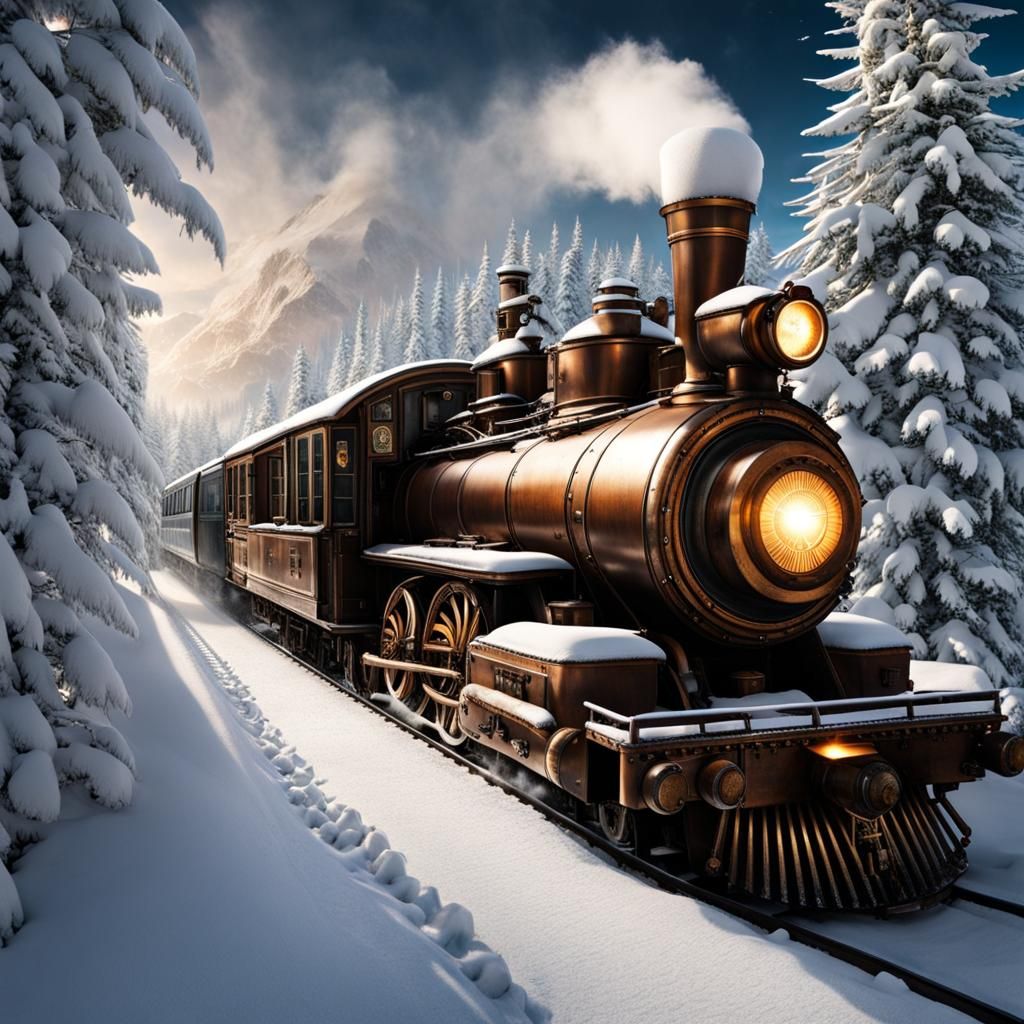 SnowPiercer ️ - AI Generated Artwork - NightCafe Creator