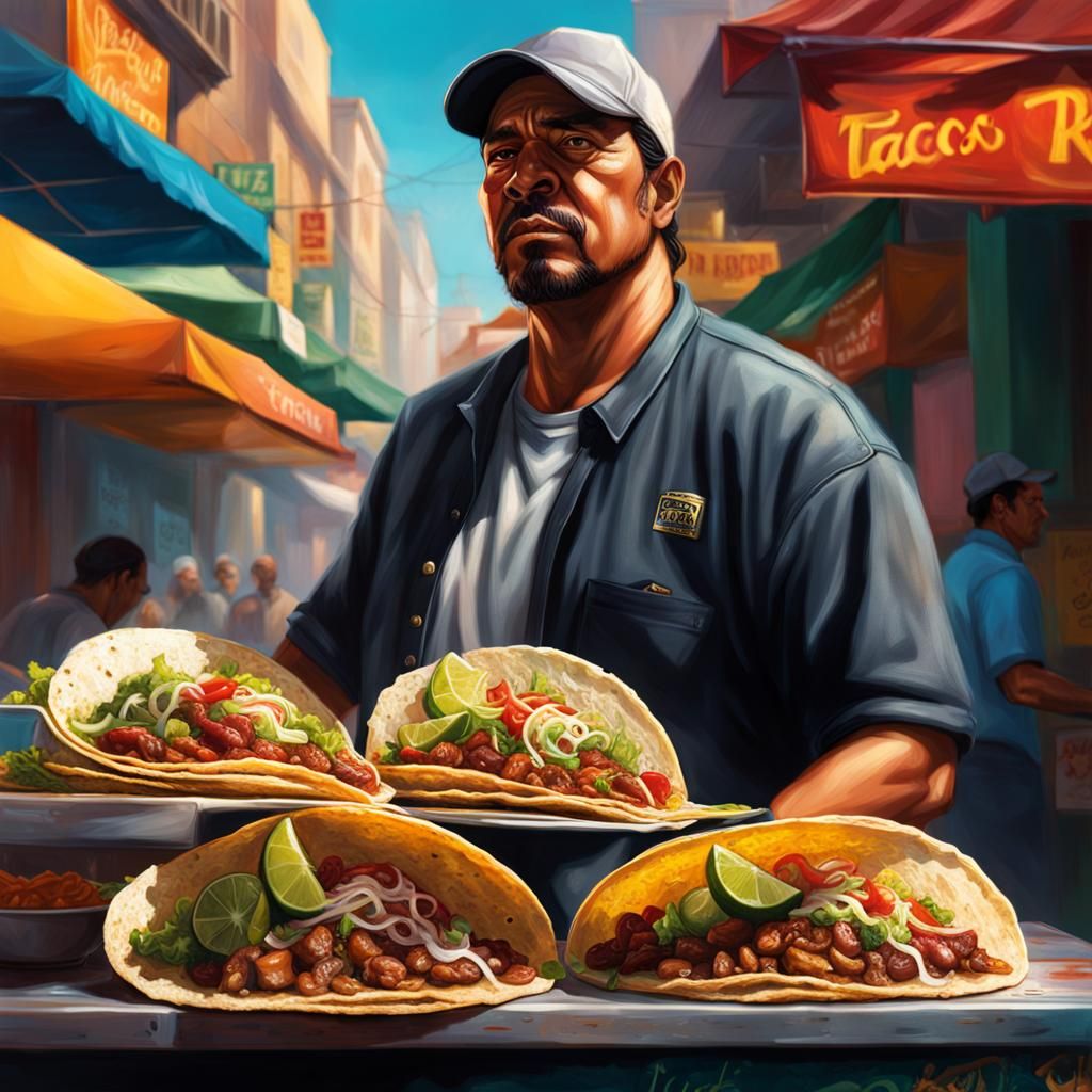 Taco Vendor - AI Generated Artwork - NightCafe Creator