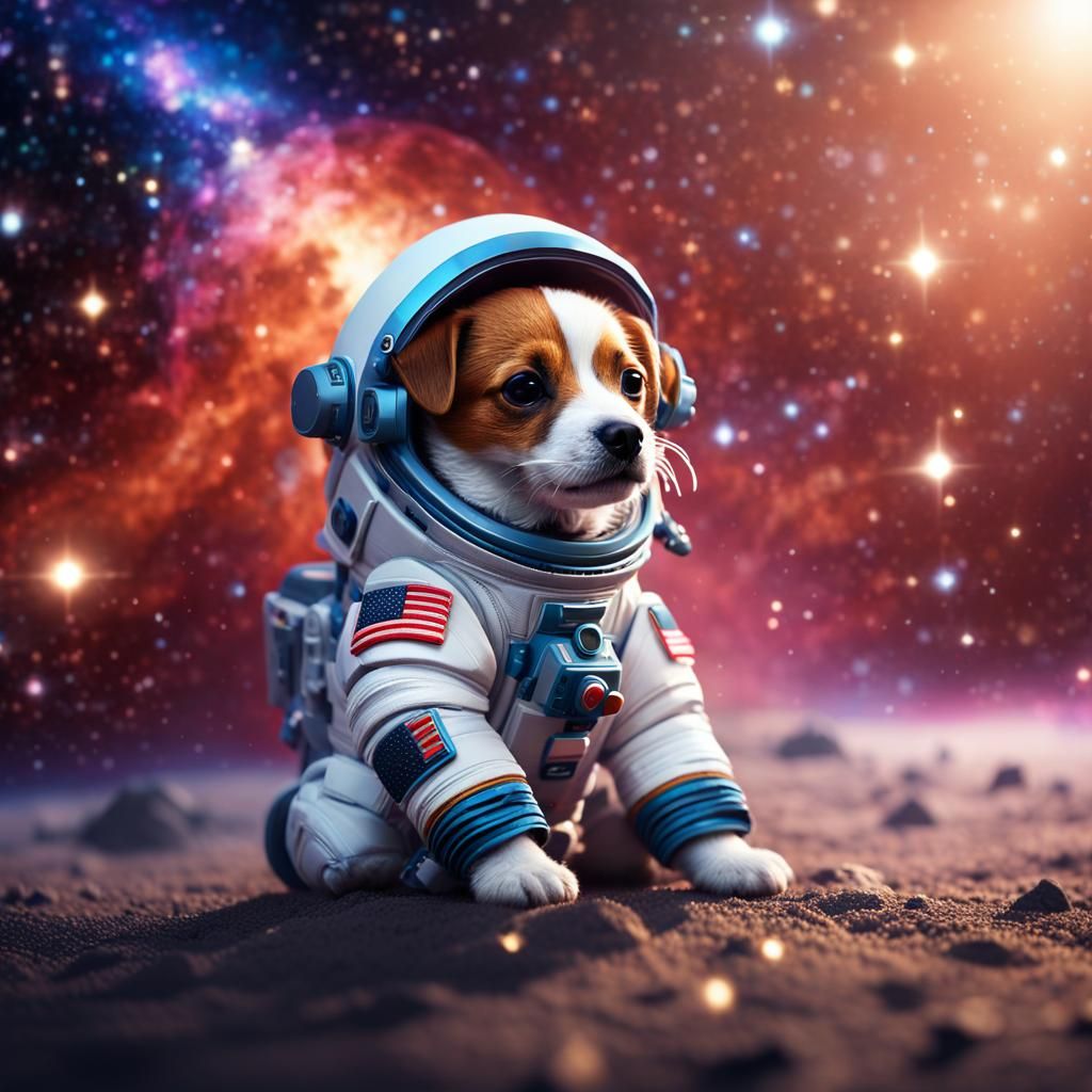 Cosmo-dog - AI Generated Artwork - NightCafe Creator