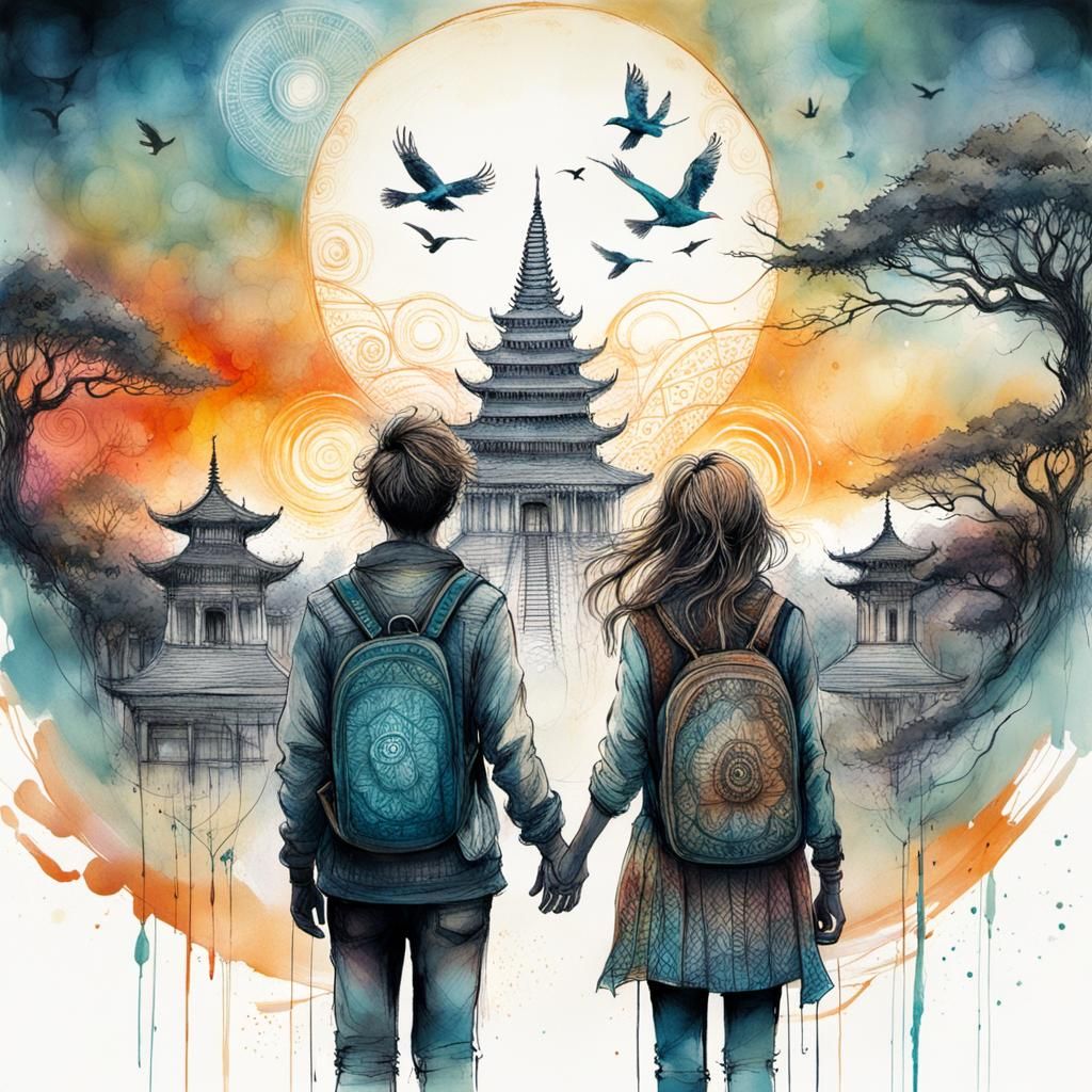 Sunbeam Series 35- Temple - AI Generated Artwork - NightCafe Creator