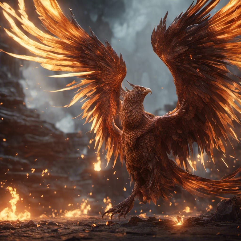 The Phoenix - AI Generated Artwork - NightCafe Creator