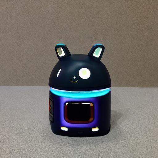 Cute AI Android Robot Cat Moon Moon - AI Generated Artwork - NightCafe ...