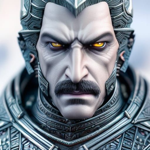 ::high gothic knight:: ::ruby red eyes:: portrait head and shoulders ...