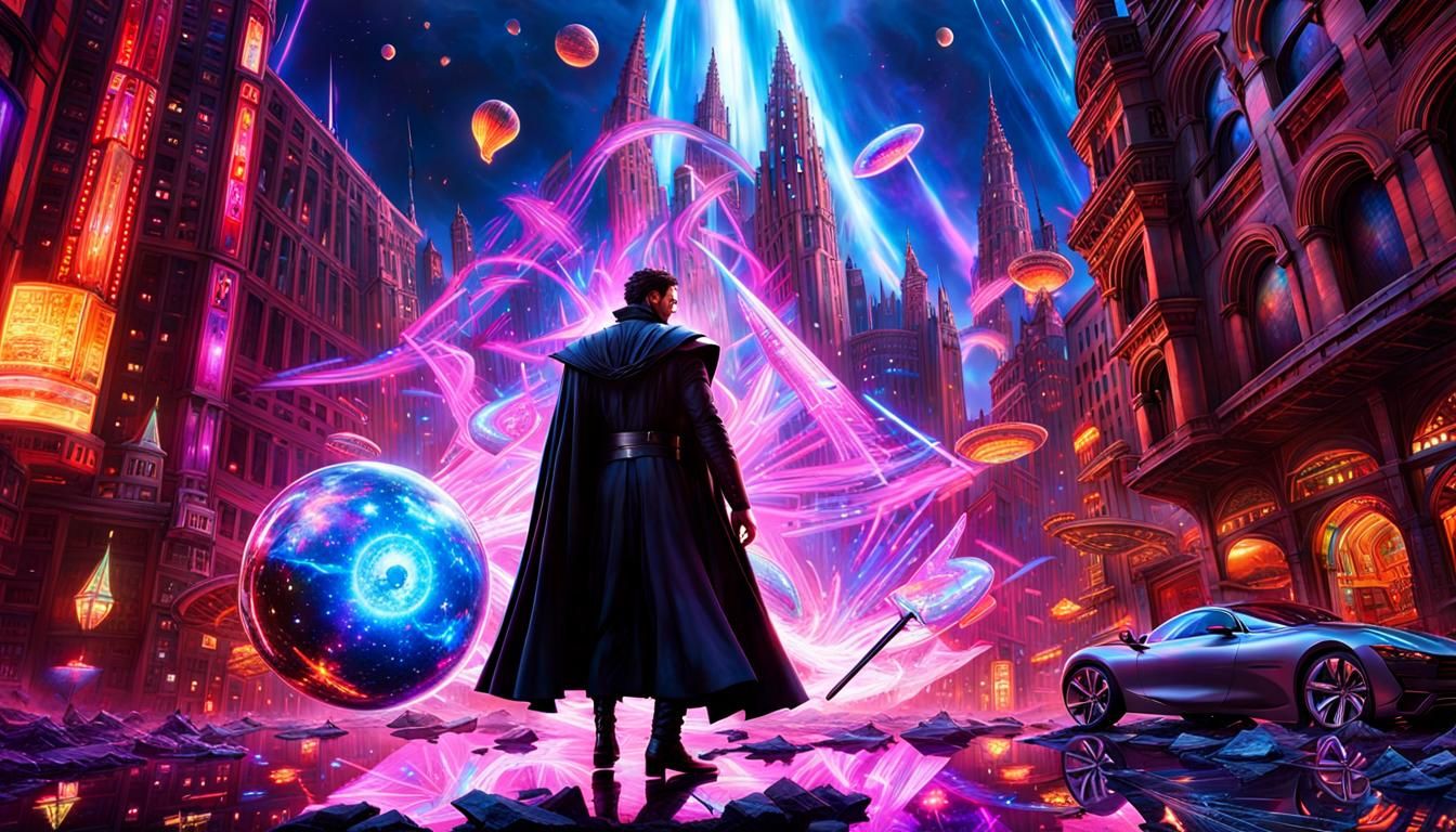 Time Puncture : Fracture in time and space - AI Generated Artwork ...