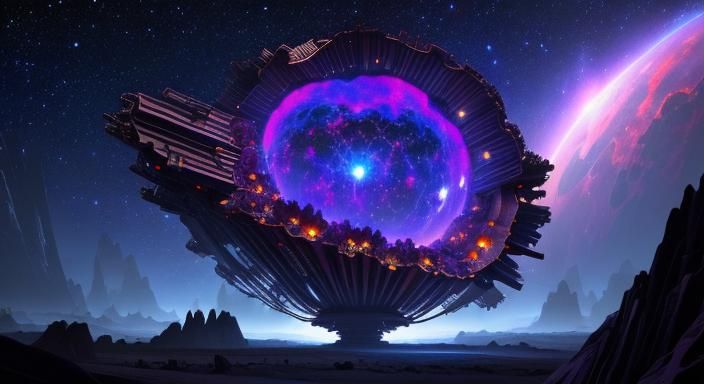 Nebula Network Array - AI Generated Artwork - NightCafe Creator