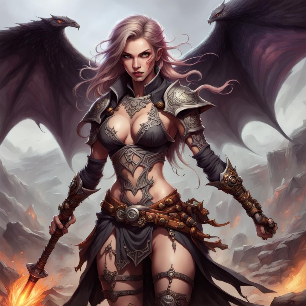 Warlock Dragon - AI Generated Artwork - NightCafe Creator