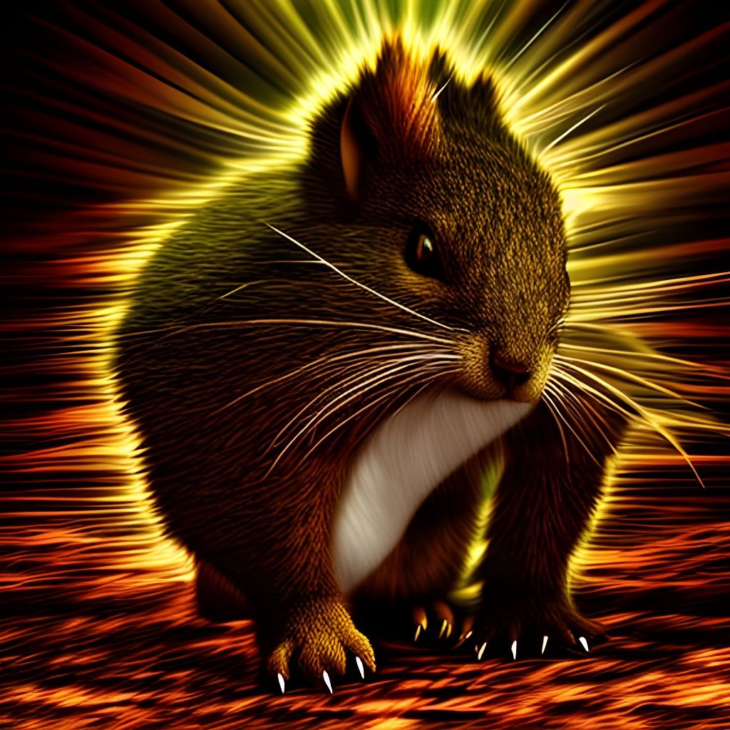 Squirrel - Terminator - AI Generated Artwork - NightCafe Creator
