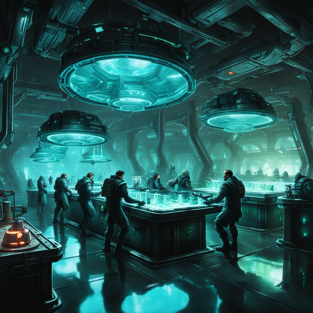 Futuristic Lab - AI Generated Artwork - NightCafe Creator