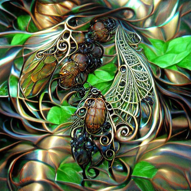 Fractal Fusion Experiment 269 - AI Generated Artwork - NightCafe Creator