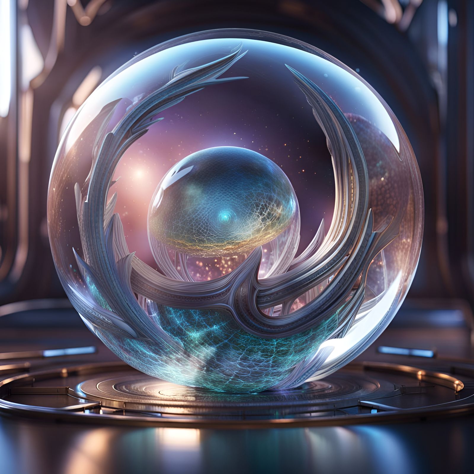 Unique crystal power source - AI Generated Artwork - NightCafe Creator