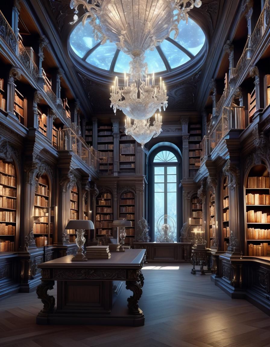 Library - AI Generated Artwork - NightCafe Creator