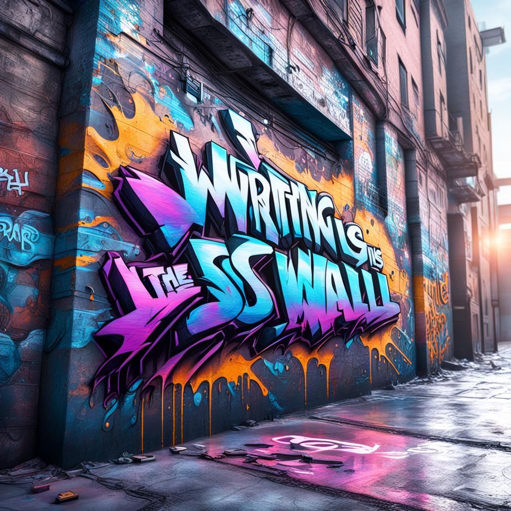 The Writing is on the Wall - AI Generated Artwork - NightCafe Creator