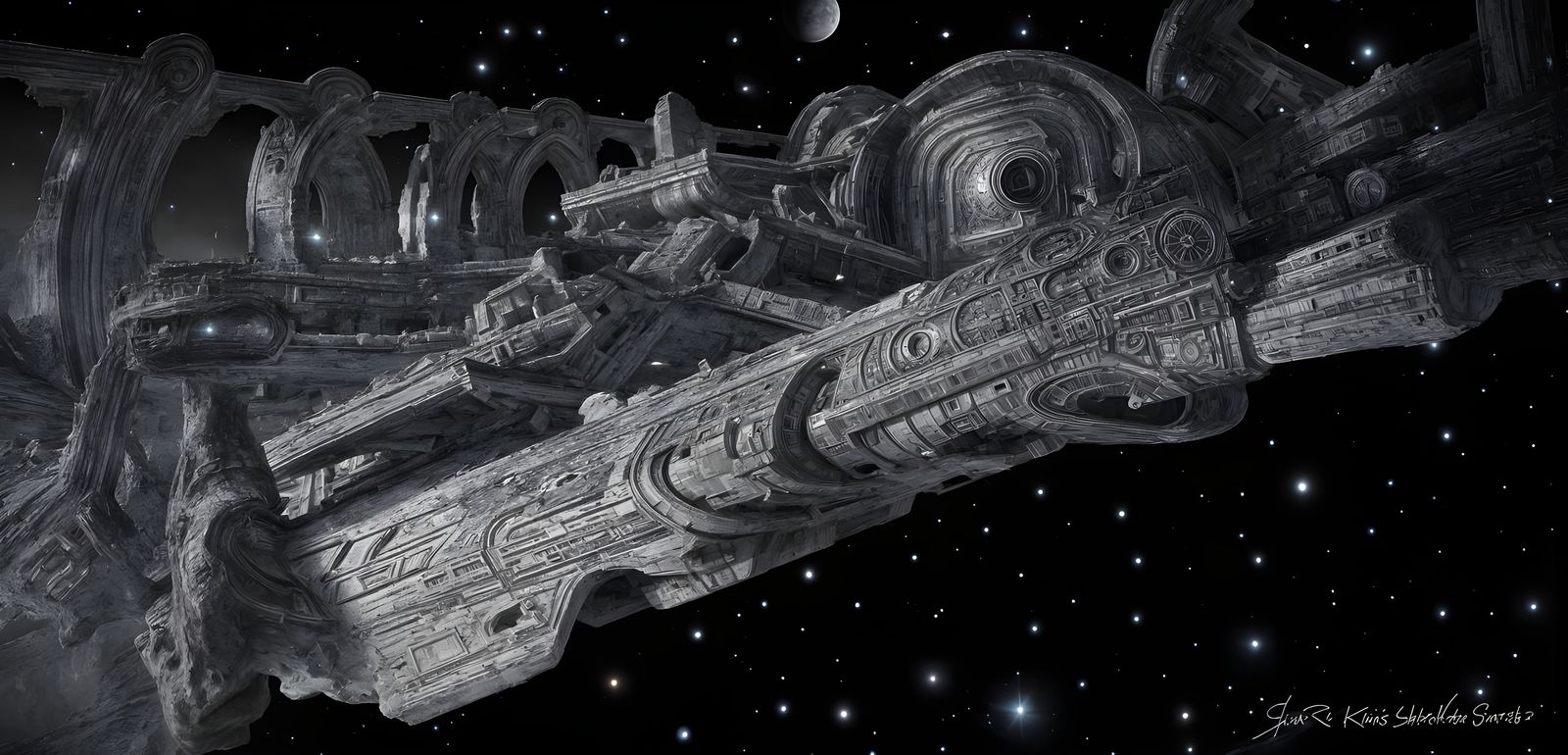 "The Ancient Remnant" #10 (Abandoned Artifact in Space)