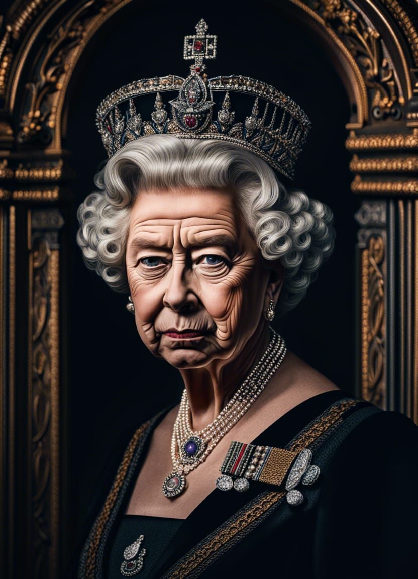 Queen Elizabeth II - AI Generated Artwork - NightCafe Creator