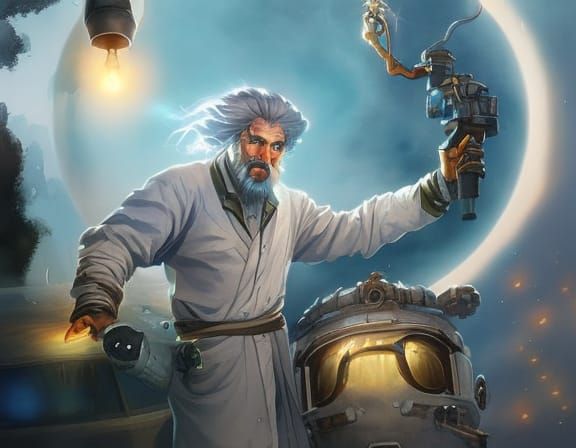 Mad scientist - AI Generated Artwork - NightCafe Creator