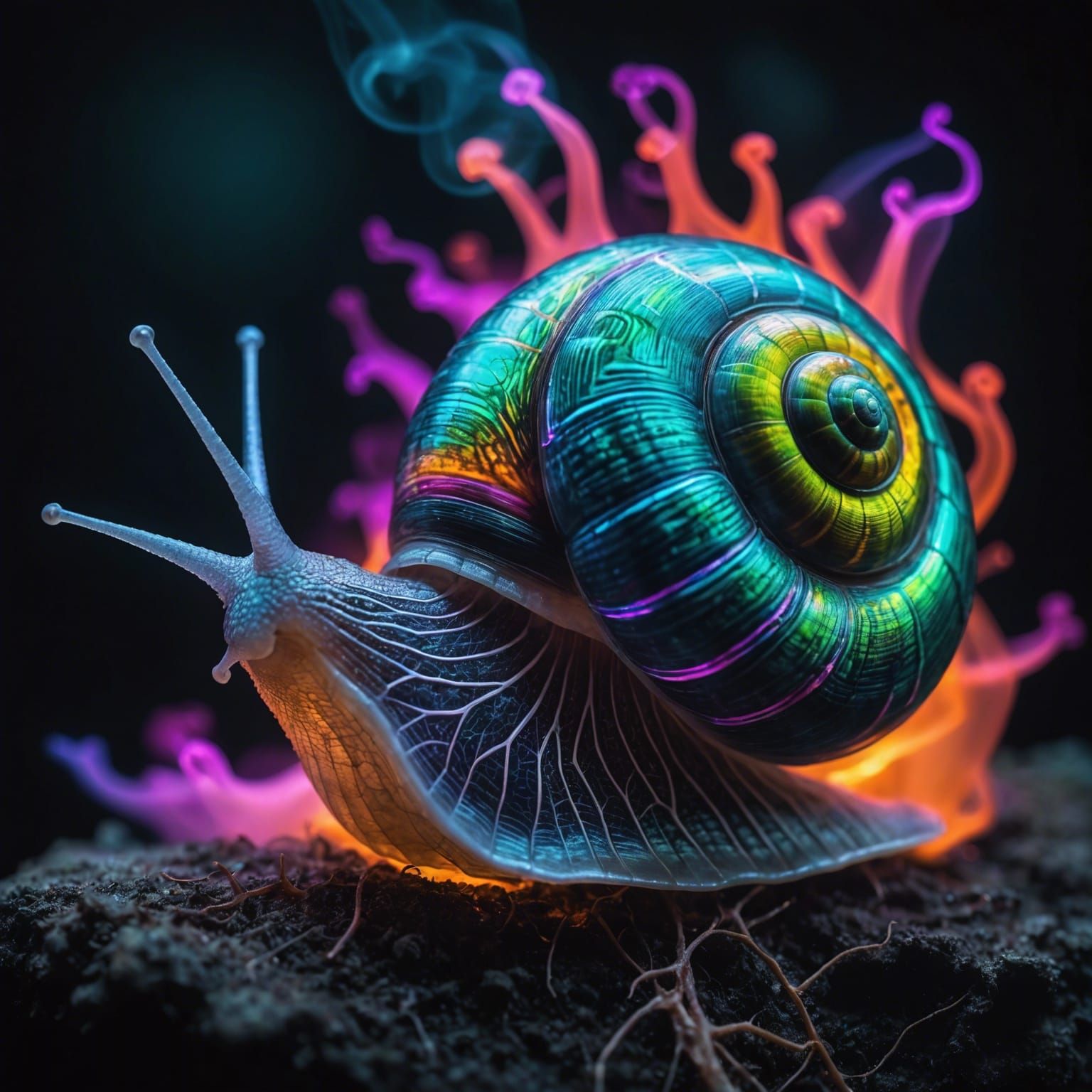 Why did the snail cross the road? - AI Generated Artwork - NightCafe ...