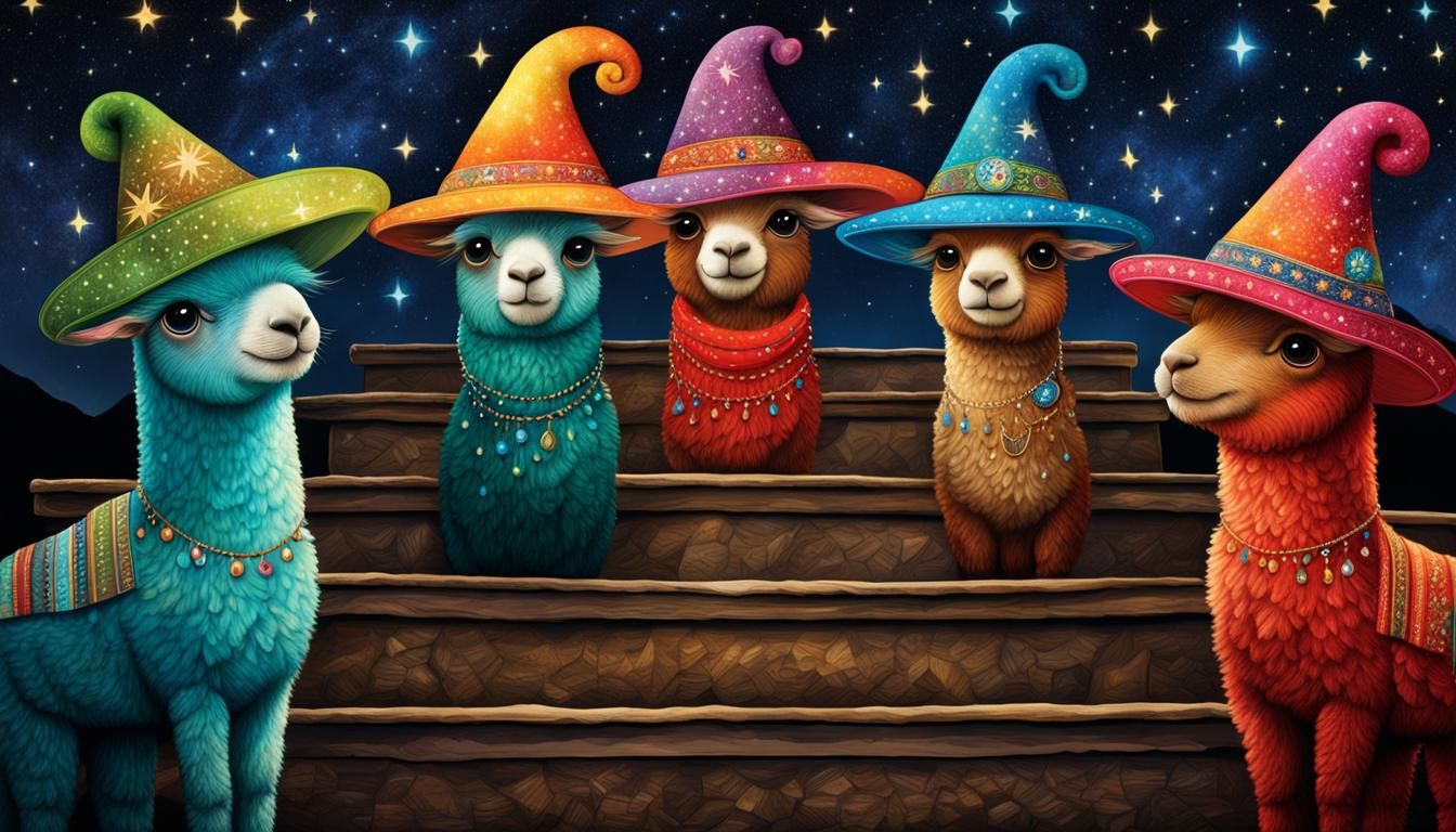 Alpaca Pack - AI Generated Artwork - NightCafe Creator