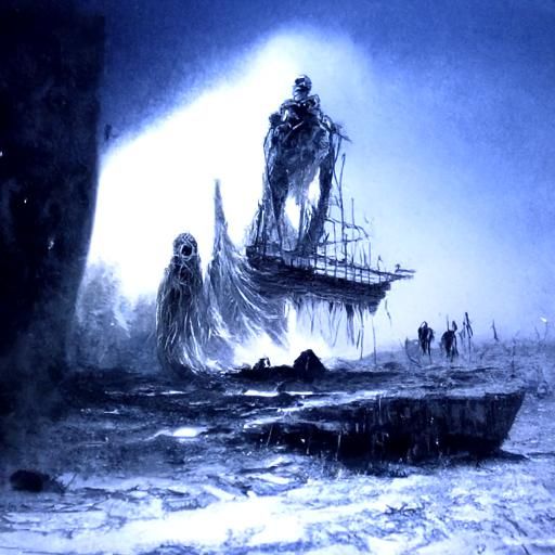 Ghost ship 2 - AI Generated Artwork - NightCafe Creator
