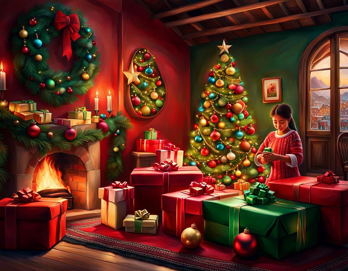 Merry Christmas! - AI Generated Artwork - NightCafe Creator