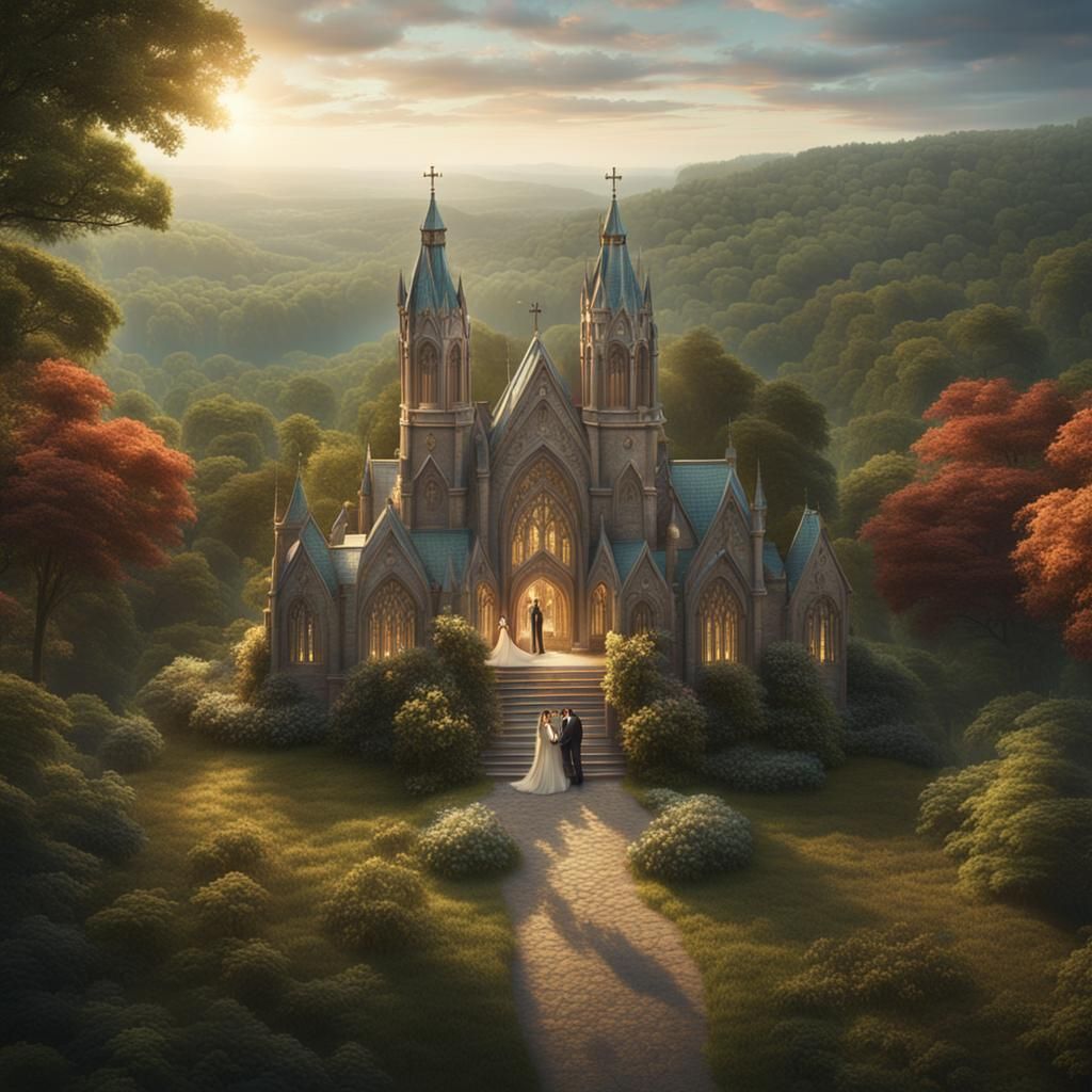 The long awaited wedding - AI Generated Artwork - NightCafe Creator