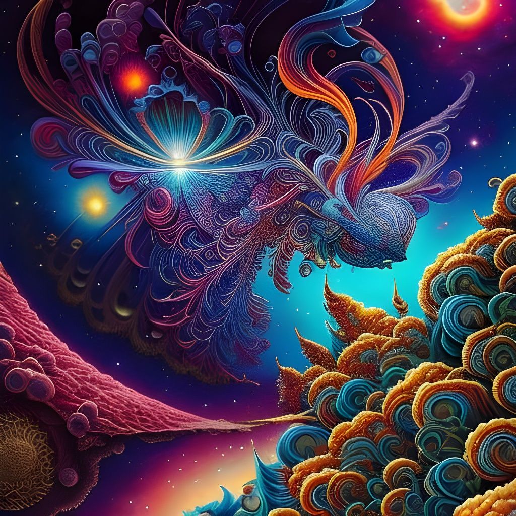 Cosmic Creation - AI Generated Artwork - NightCafe Creator