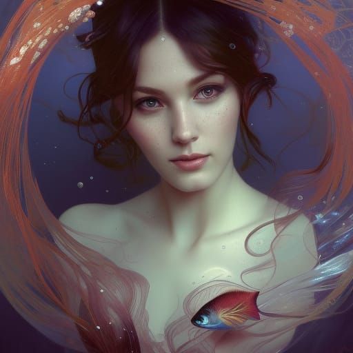 Pisces - AI Generated Artwork - NightCafe Creator