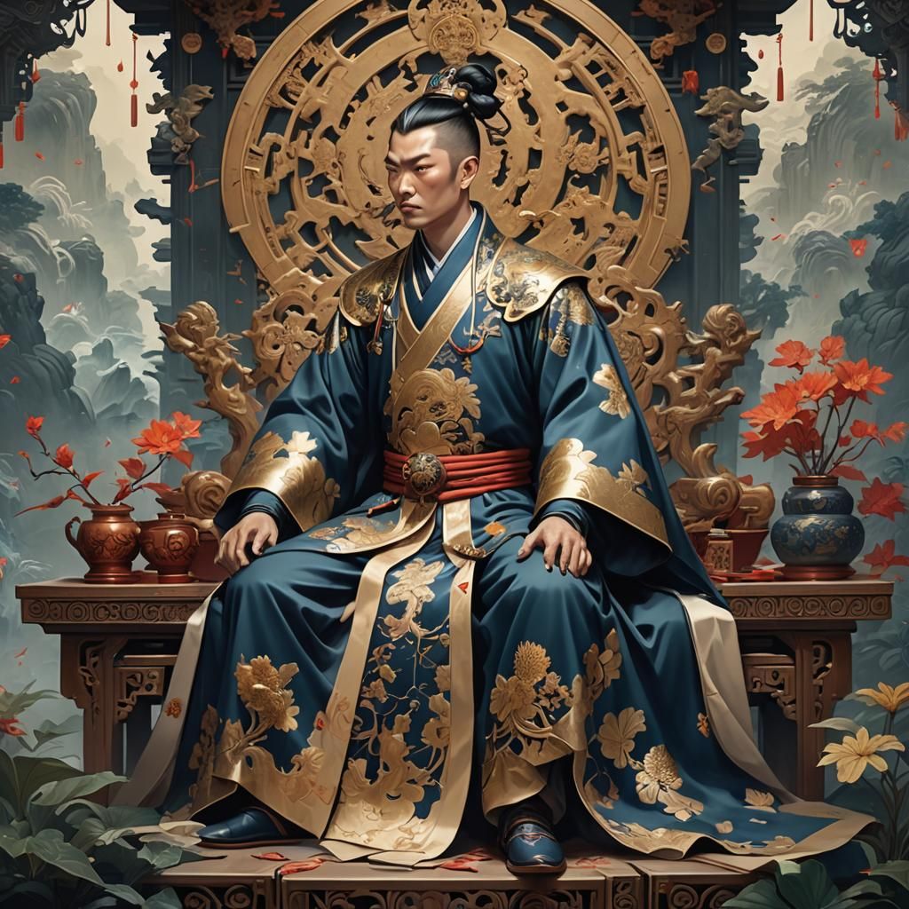 Young japanese emperor - AI Generated Artwork - NightCafe Creator