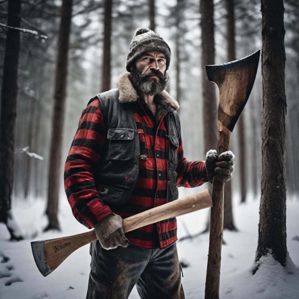 Humanity XXVI Canadian lumberjack - AI Generated Artwork - NightCafe ...