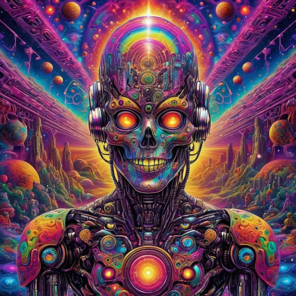 Spectrum Cosmic Serenade Pychedelic Advanced Cyborg Beaty DMT Realm ...