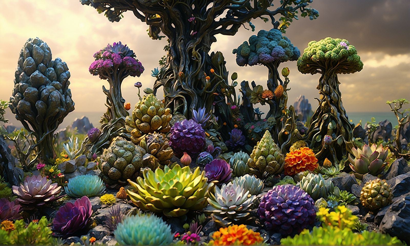 Amazing garden on another planet #189 - AI Generated Artwork ...