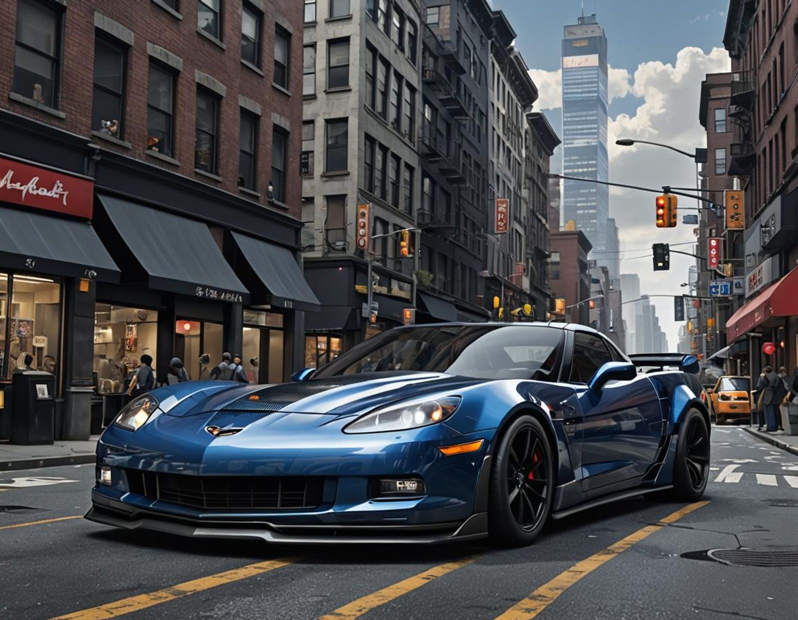 Chevrolet Corvette C6 ZR1 "Buzzard" - AI Generated Artwork - NightCafe ...