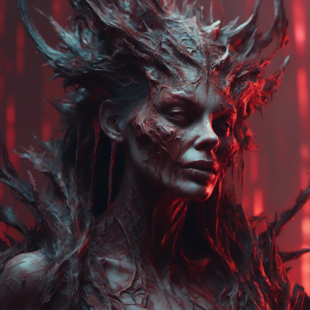 demon woman - AI Generated Artwork - NightCafe Creator