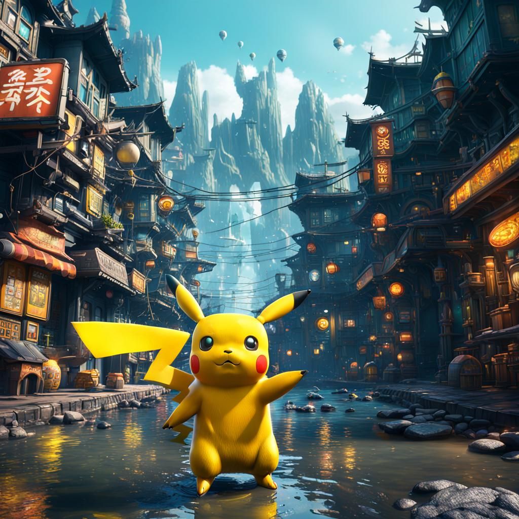 CUTE Pikachu - AI Generated Artwork - NightCafe Creator